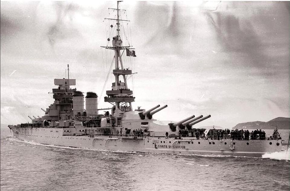 Italian Battleship Conte Di Cavour - Destination's Journey