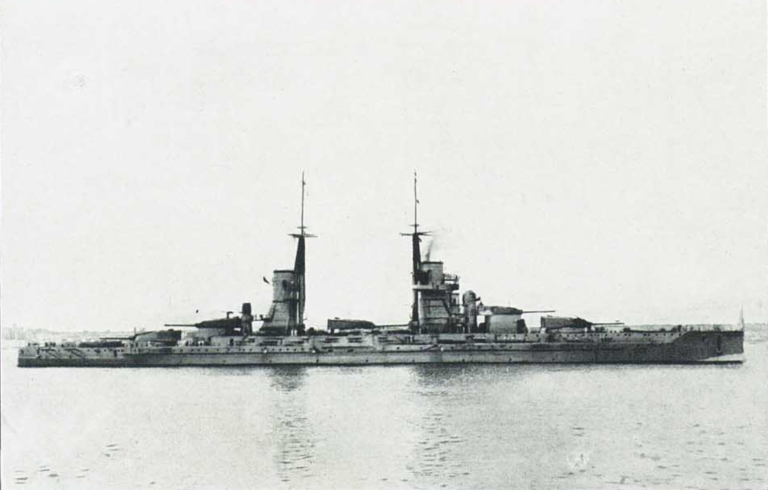 Italian Battleship Conte Di Cavour - Destination's Journey