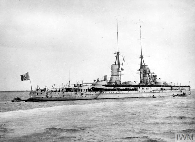 Italian Battleship Conte Di Cavour - Destination's Journey