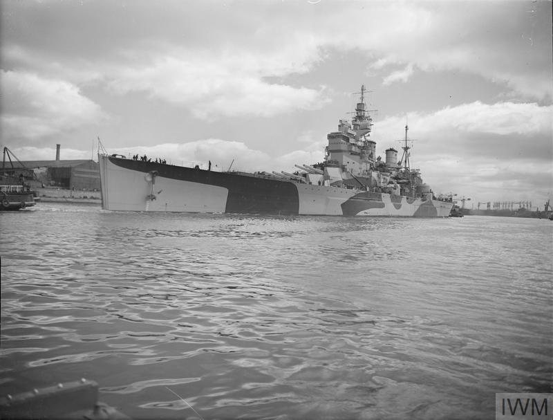 British Battleship HMS Howe - Destination's Journey