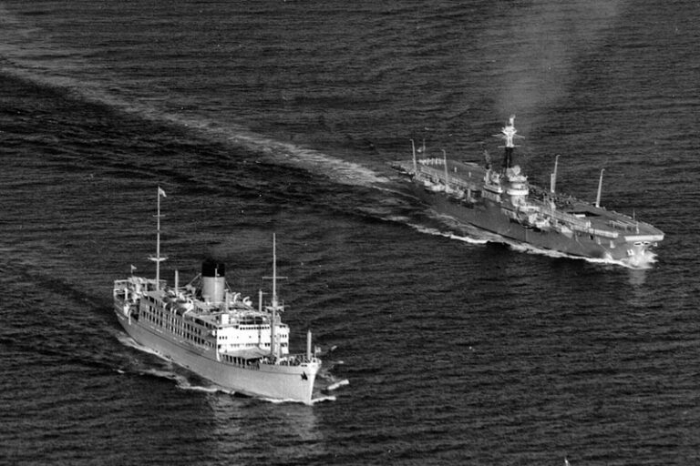 British Aircraft Carrier HMS Warrior - Destination's Journey