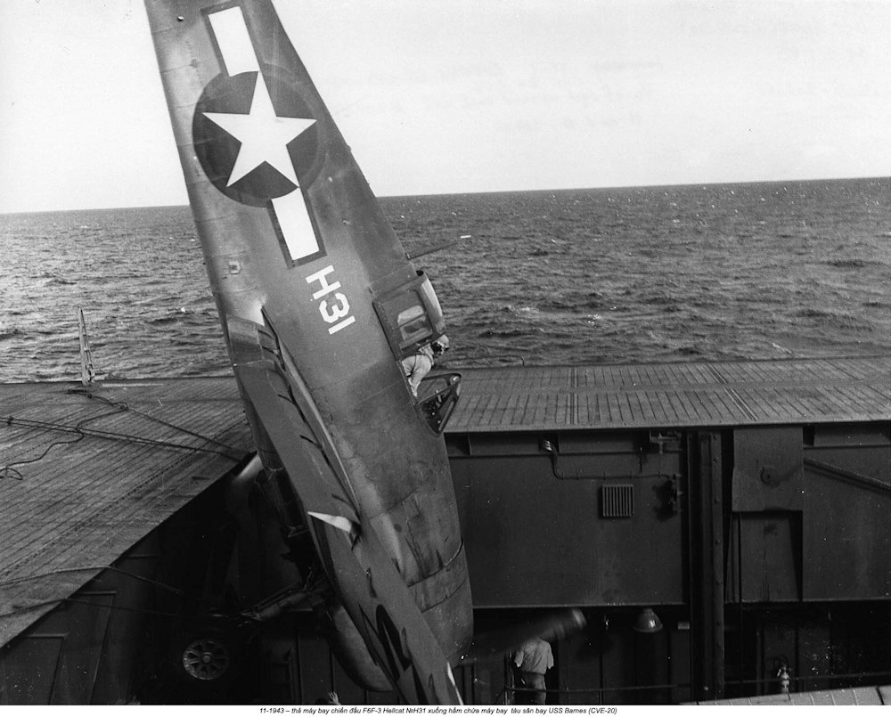 US Escort Carrier USS Barnes CVE-20 - Destination's Journey