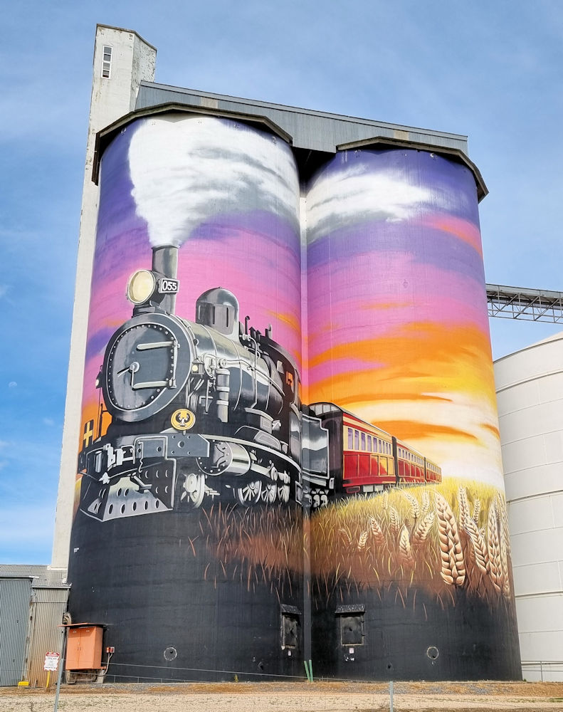Farrell Flat Silo Art - Destination's Journey